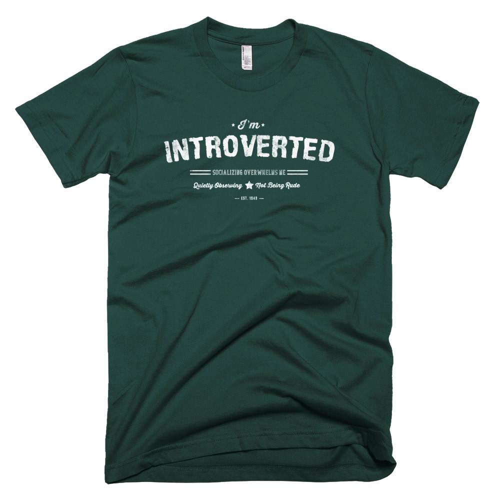 I'm an Introvert Shirt, Tee for Introverts, Introverted T-shirt, Shy ...