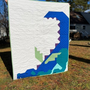 Design Your Own Dragon Baby Quilt Sweet Sleeping Reptile Blanket ...
