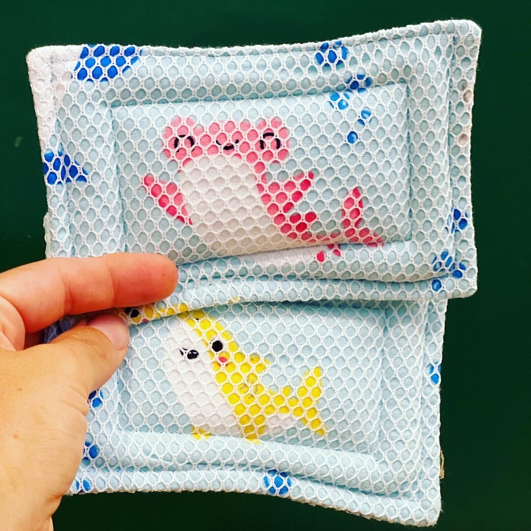 Shark Cartoon Reusable Kitchen Sponge / Ocean Animal Sponge / Baby Fish ...