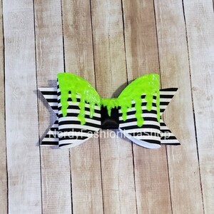 Its Showtime Slime Drip Beetle Bow,gothic Tim Director Neon Ice Cream ...