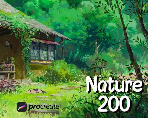 Nature Brush Set for Procreate Foliage Stamps for Procreate - Etsy