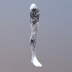 Procreate 3D Female Model, Procreate Tattoo Model, 3D Woman Model, 3D ...