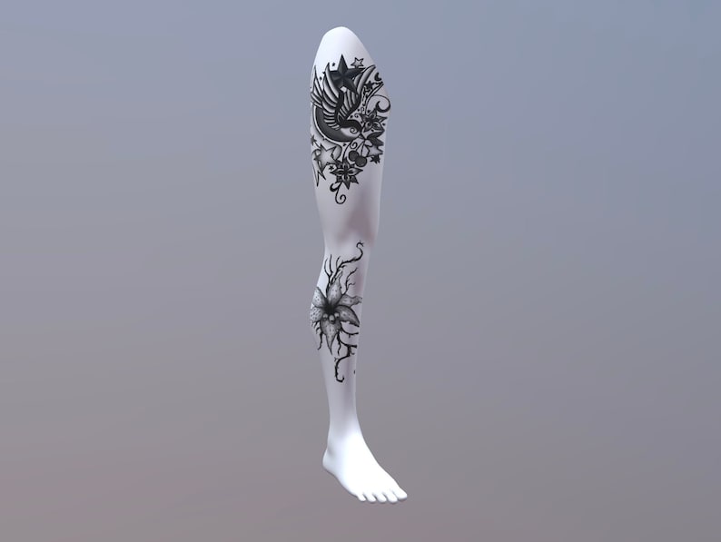 Procreate 3D Female Model Procreate Tattoo Model 3D Woman | Etsy