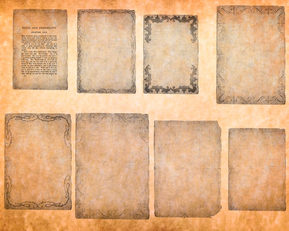 42 Procreate Antique Papers Vintage Map Procreate Stamps | Etsy