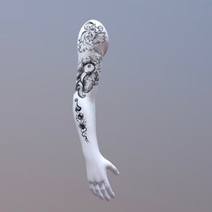 Procreate 3D Female Model, Procreate Tattoo Model, 3D Woman Model, 3D ...