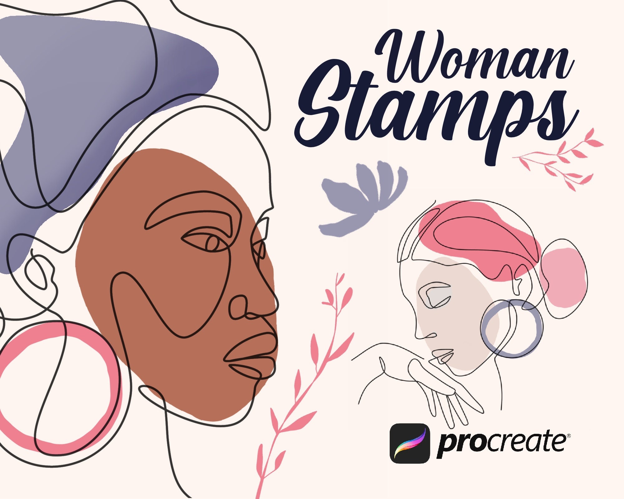 1000 BOHO Stamps for Procreatehand Drawn Procreate Stamps - Etsy