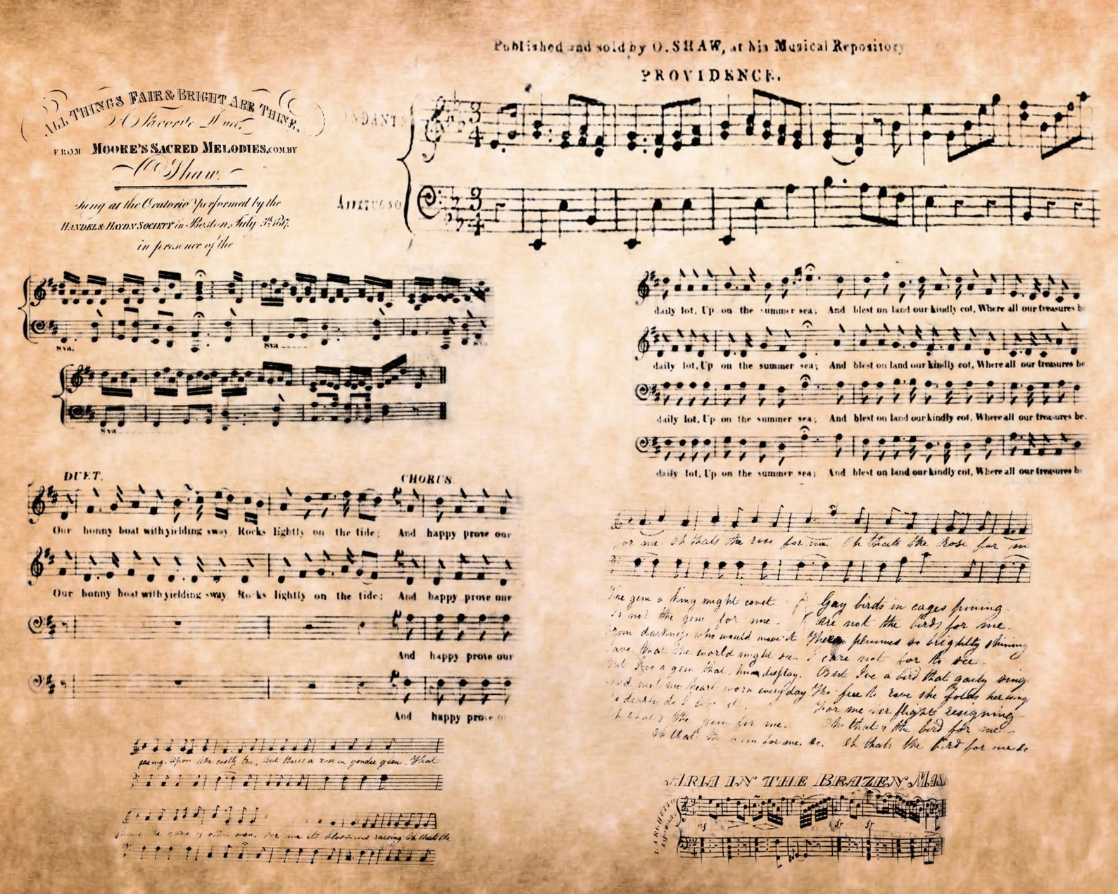 28 Procreate Antique Music Sheet Vintage Music Procreate - Etsy
