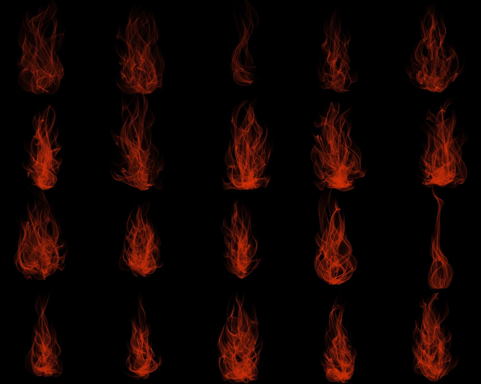 40 Fire Procreate Brushes procreate Smoke Brushes Procreate - Etsy