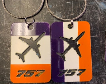 Boeing 727 757 767 luggage tag FedEx | Etsy