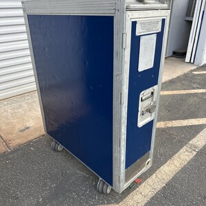 Retired Full Sized Atlas Standard Galley Cart - Custom Painted Black or ...