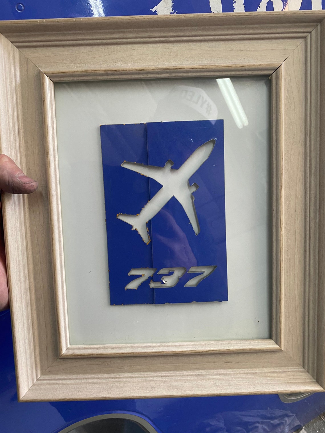 B737 Aircraft Skin Cutouts. Perfect for Wall Art or Mobiles. | Etsy