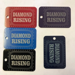 Diamond Rising Luggage Tag - Etsy