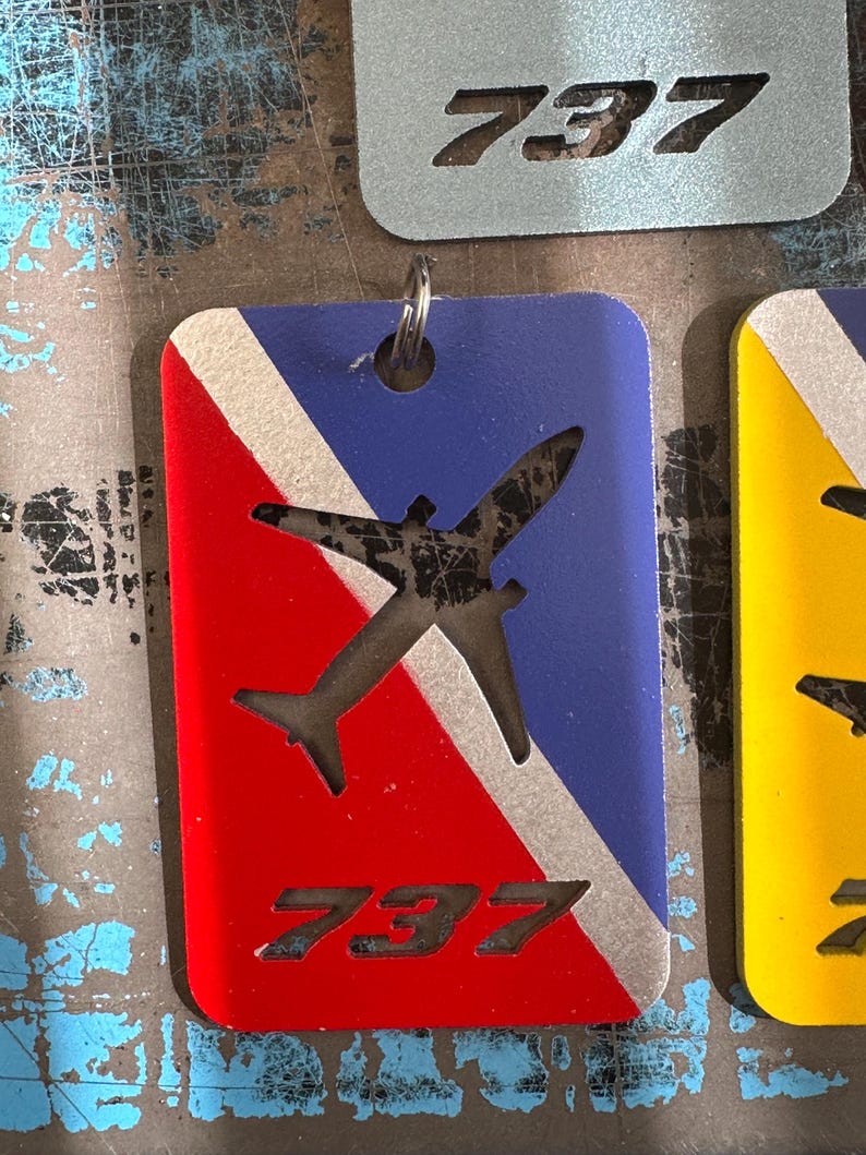 SWA B737 MAX 8 Luggage Tag N8720L - Etsy