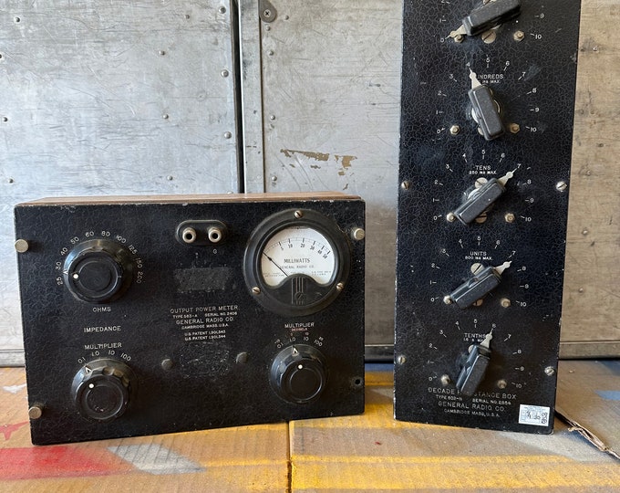 Antique Resistance Box / Post Office Electricity Box / Wheatstone ...