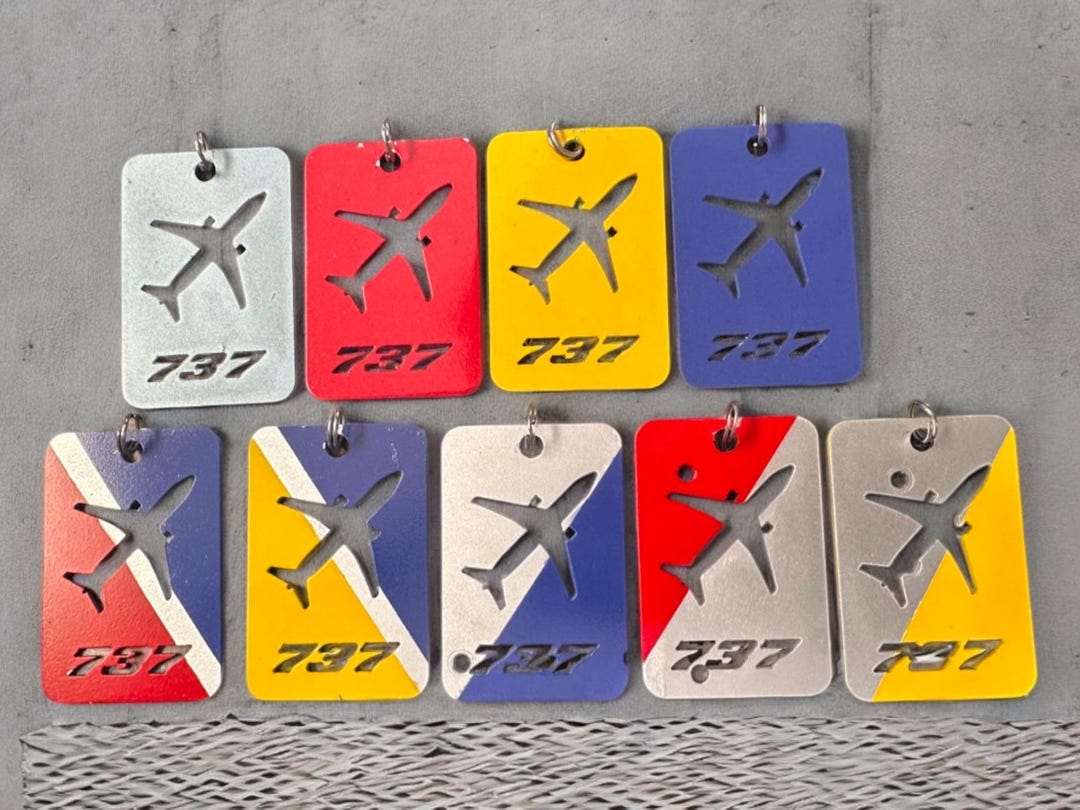 SWA B737 MAX 8 Luggage Tag N8720L - Etsy