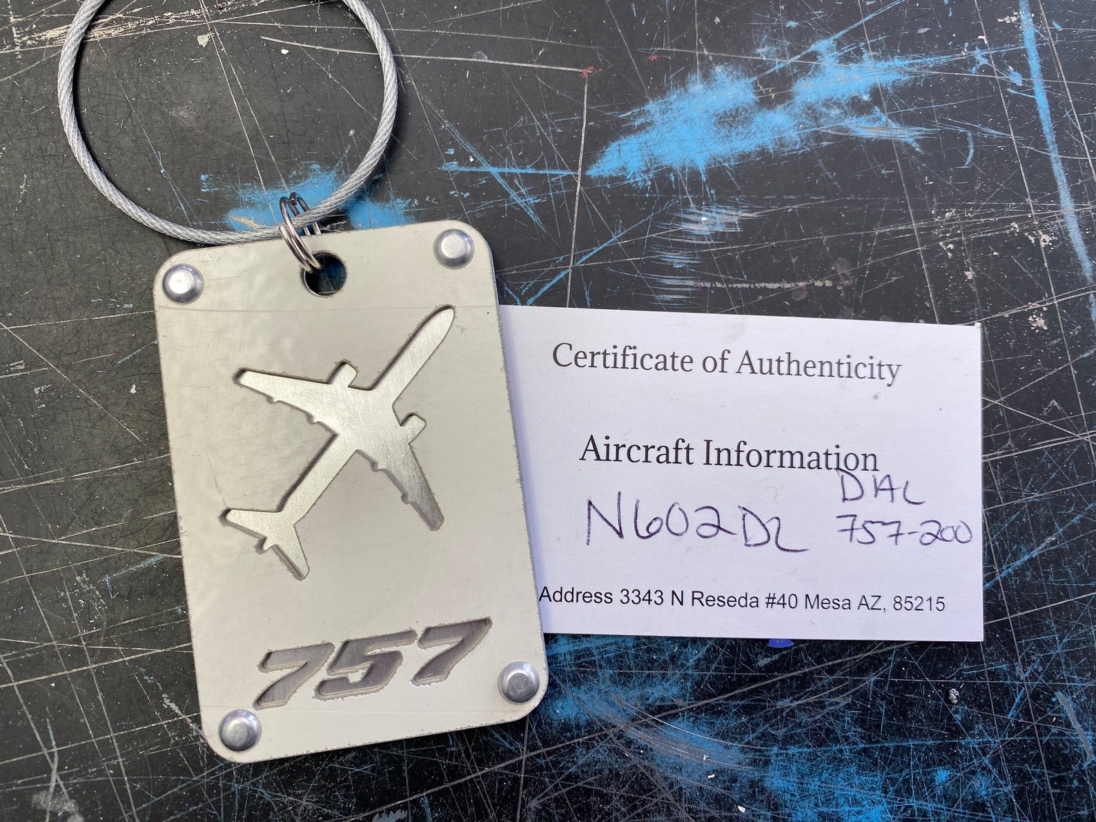 Aircraft Skin Luggage Tags. Double Layer 727 767 757 - Etsy