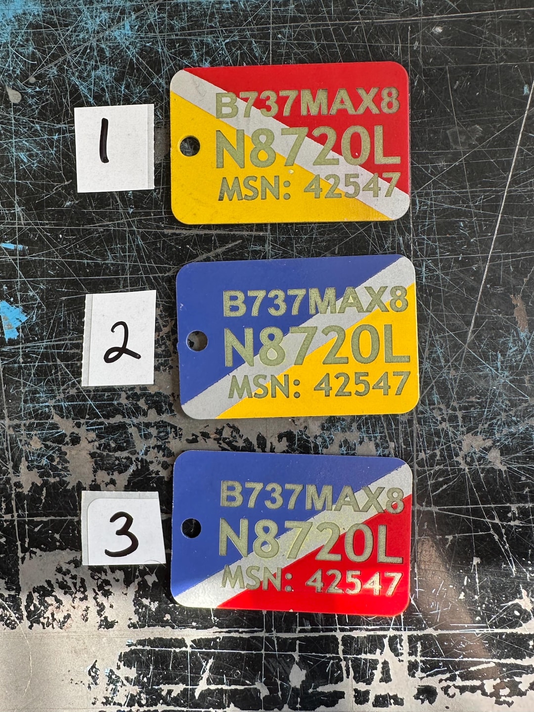 SWA B737 MAX 8 Key Tag N8720L - Etsy