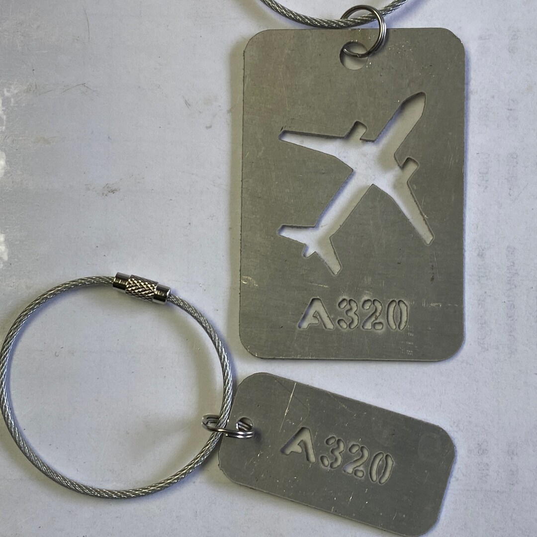 A-320 Aircraft Key Chains or Luggage Tags. XA-VIJ - Etsy