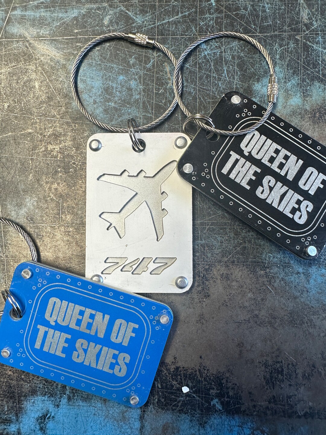 Queen of the Skies 747 Skin Luggage Tags - Etsy