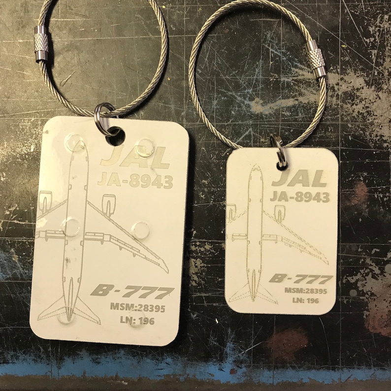 Boeing 777 Luggage Tag or Key Chain - Etsy