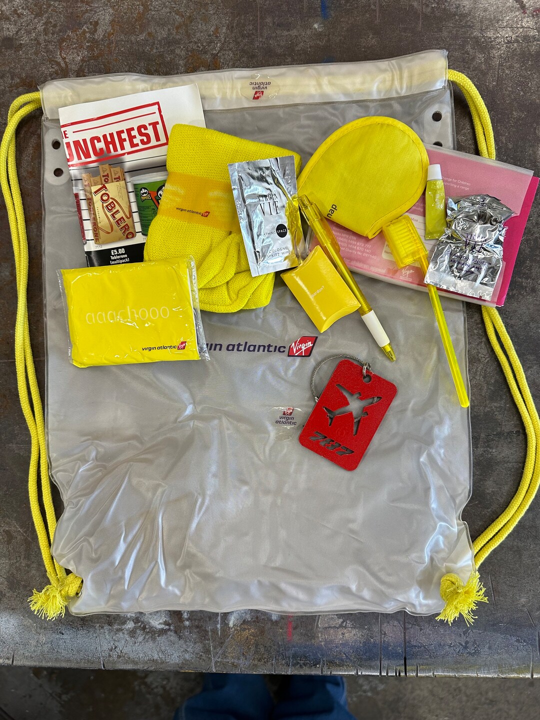 Virgin Atlantic Amenity Kit and B787 Luggage Tag Bundle - Etsy