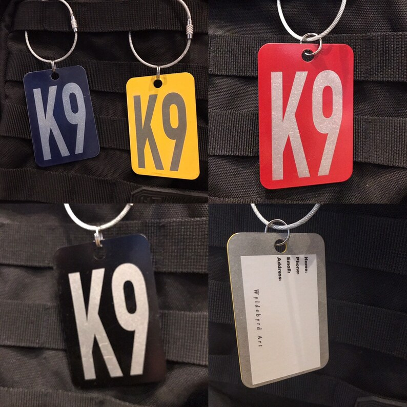 K9 Luggage Tag K9 Department - Etsy