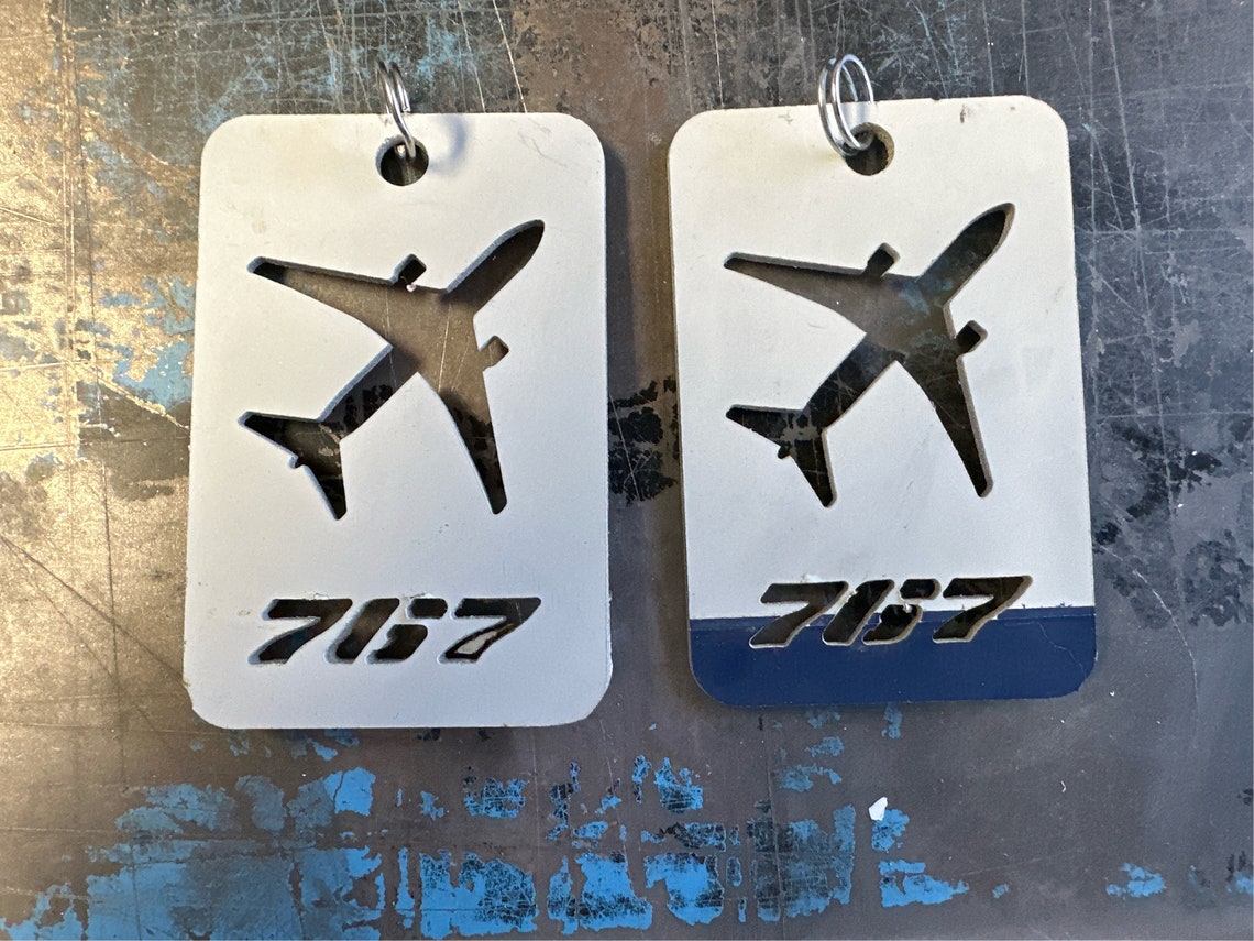 B-767 Aircraft Skin Luggage Tag Air China B-2551 - Etsy
