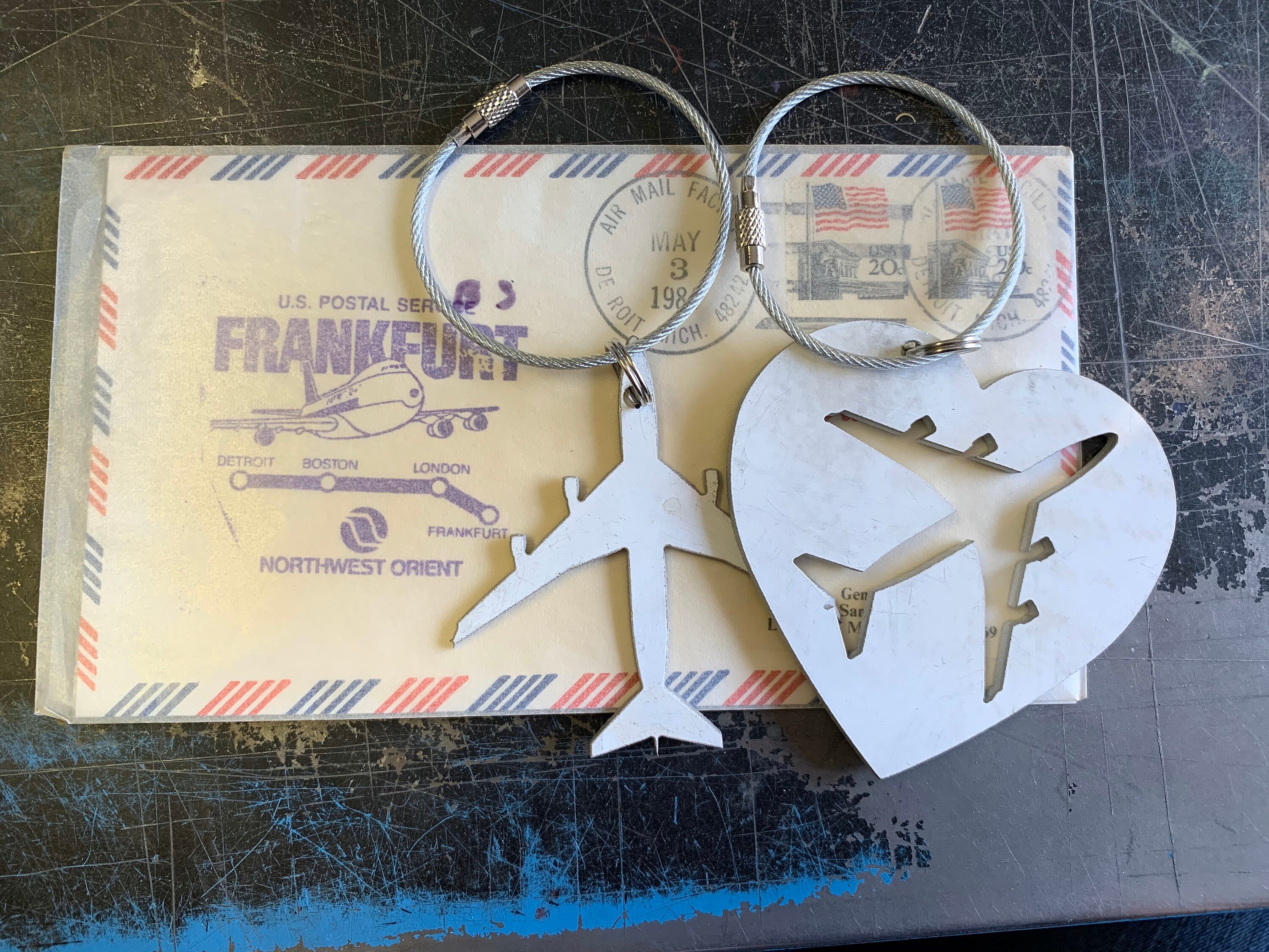 Boeing 747 Fuselage Keychain/luggage Tag Gift Set - Etsy