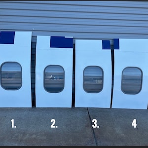 United Airlines Fuselage Single Window Cuts. N502UA - Etsy