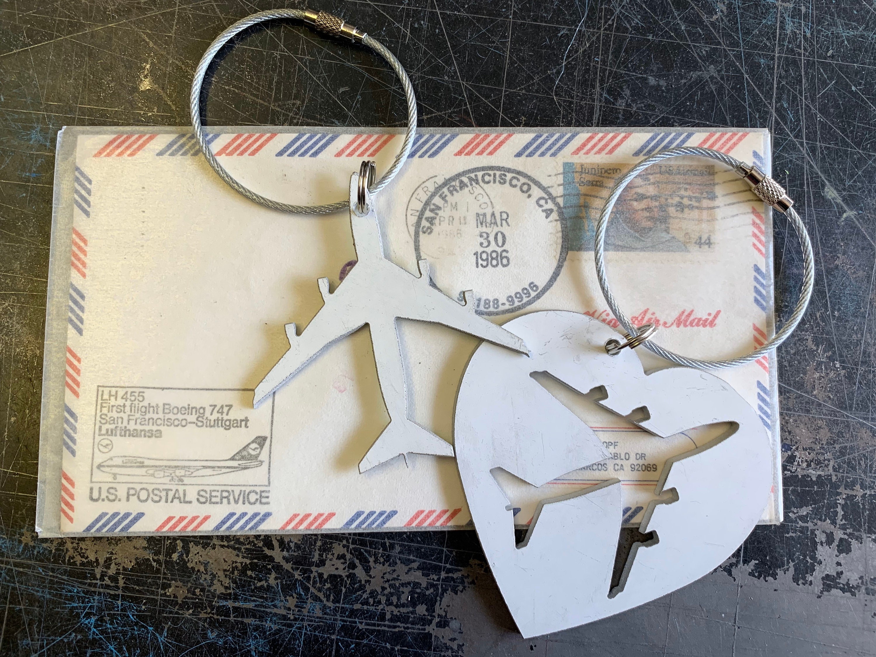 Boeing 747 Fuselage Keychain/luggage Tag Gift Set - Etsy