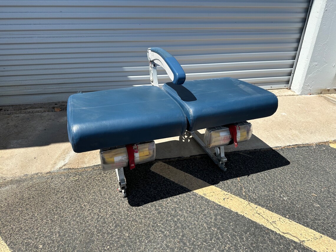 Former Delta Airlines B747 Passenger Seat Bench W Arm Rest - Etsy
