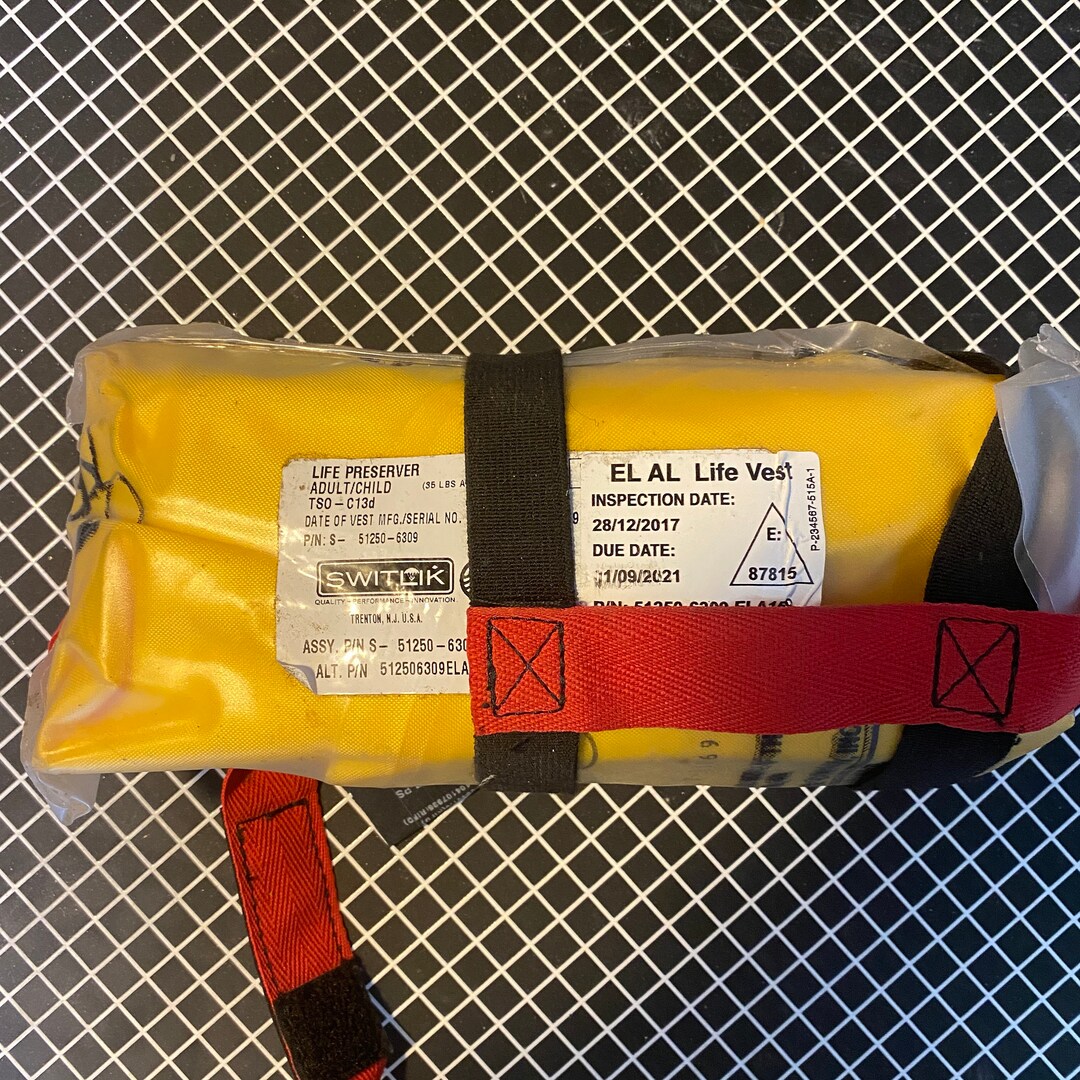 Retired Vintage EL AL Aircraft Life Preserver. - Etsy