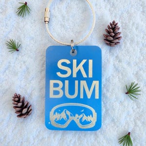 Skiing & Snowboarding Aluminum Luggage Tags – Beginner, Black Diamond ...