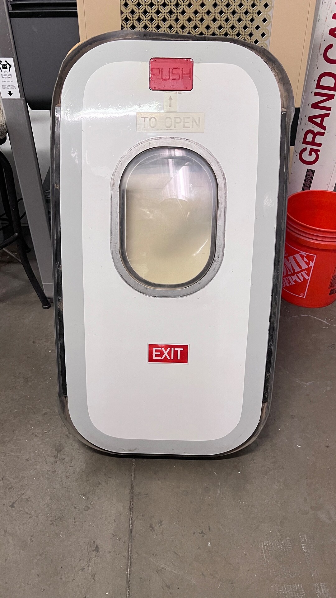 Retired A320-200 Emergency Exit Door N356MS Wall Art - Etsy