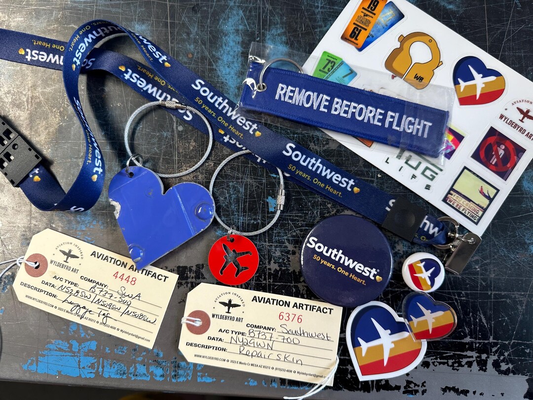 Southwest Airlines Keychain Fun Bundle N429WN - Etsy