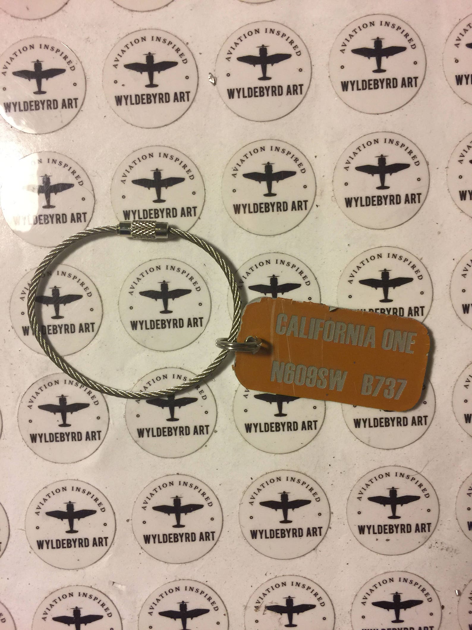 Authentic California One Boeing 737 Fuselage Key Fob - Etsy
