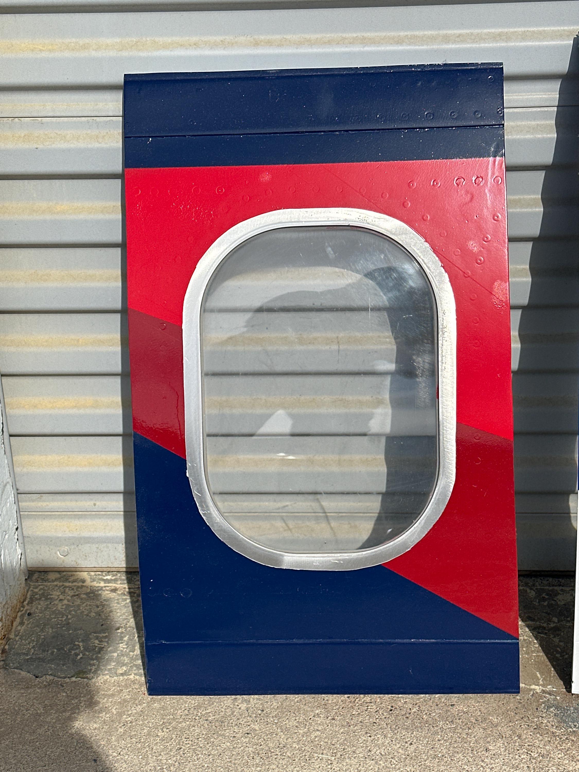 Retired Delta Airlines MD88 Fuselage Window Vintage Delta Paint Replica ...