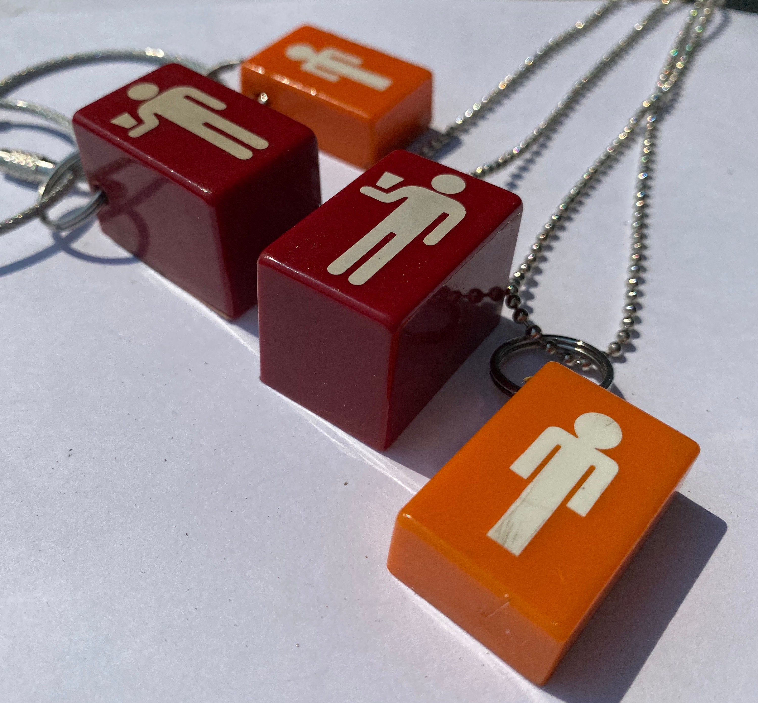 Airline Call Button Key Chains and Necklaces - Etsy
