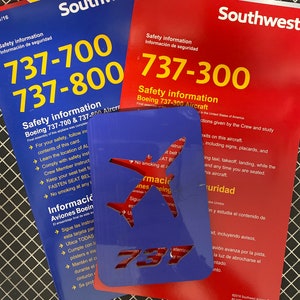 Southwest Airlines B737 3pc Bundle - Etsy