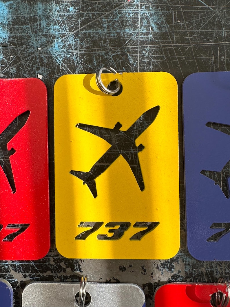 SWA B737 MAX 8 Luggage Tag N8720L - Etsy