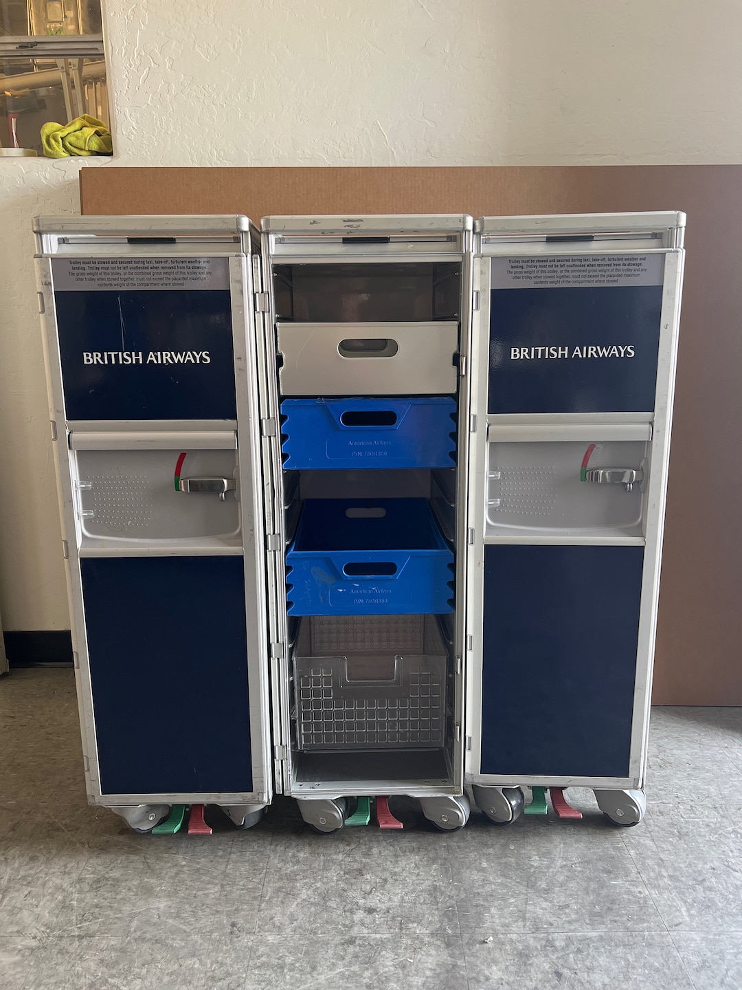 British Airways Half Size Atlas Cart Collection - Etsy