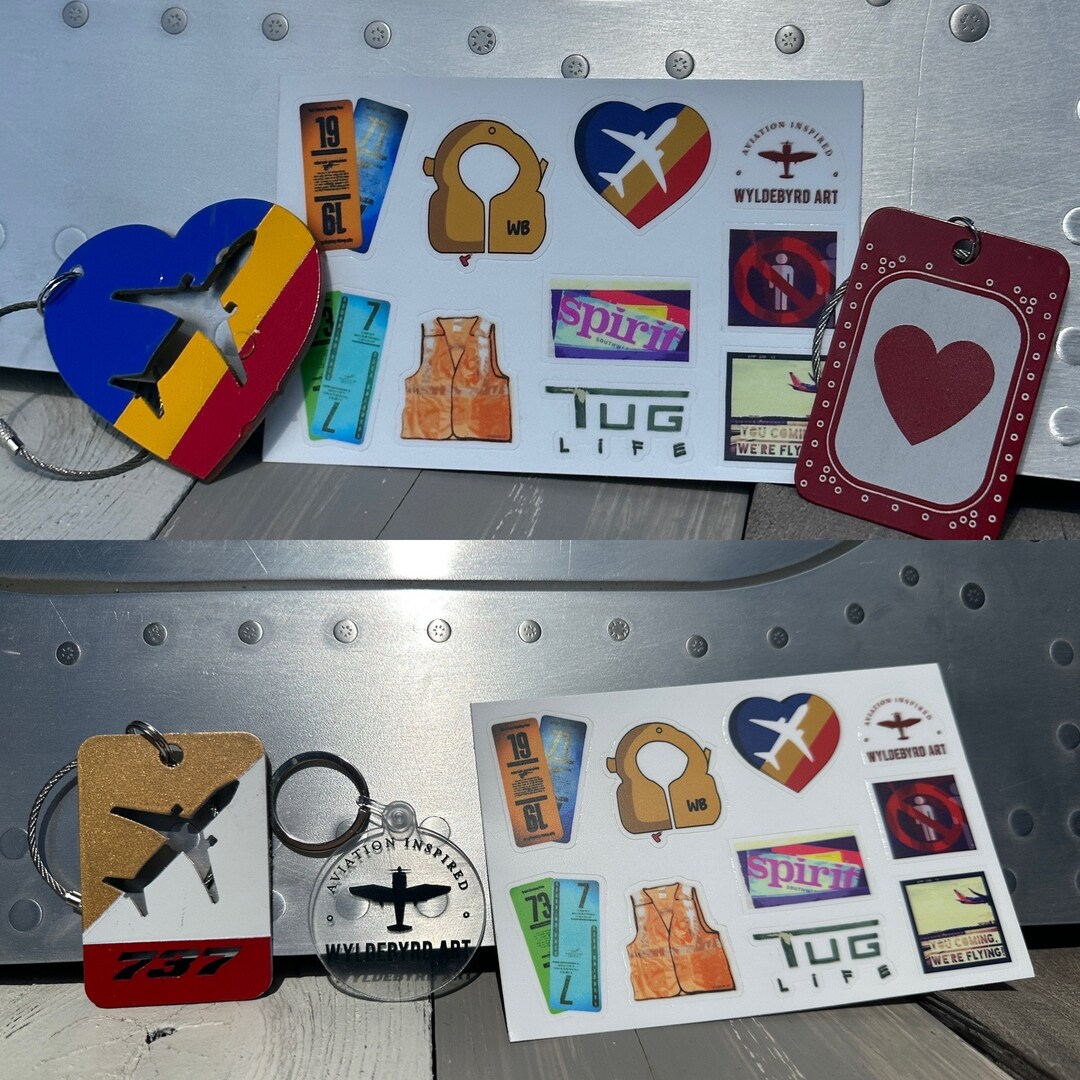 Southwest Airlines B737 Luggage Tag Bundles With Optional Herb Kelleher ...