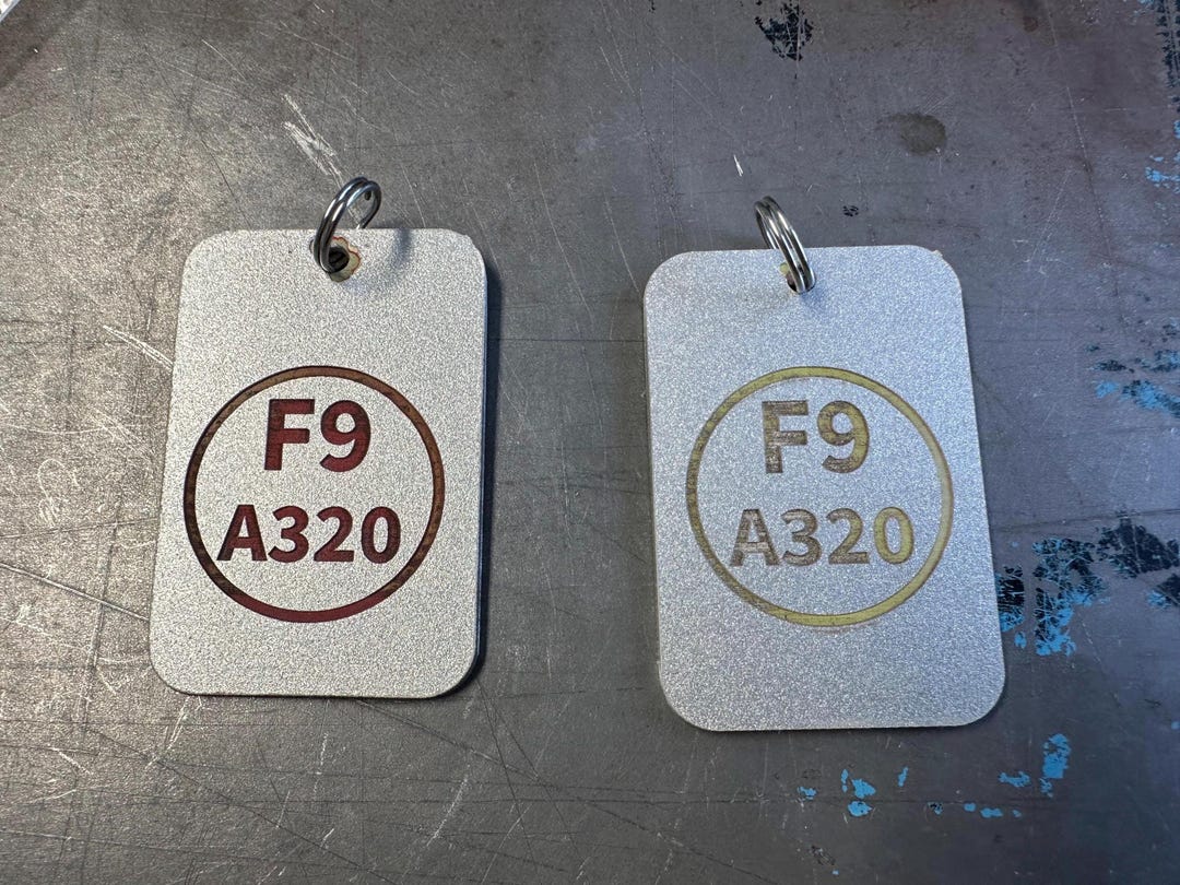Former Frontier Airlines Mustang Sally N203FR Airbus 320 Fuselage Skin ...