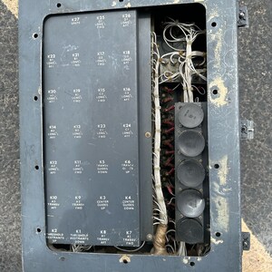Retired Relay Control Box Assembly Western Gear Corp Cockpit Instrument ...