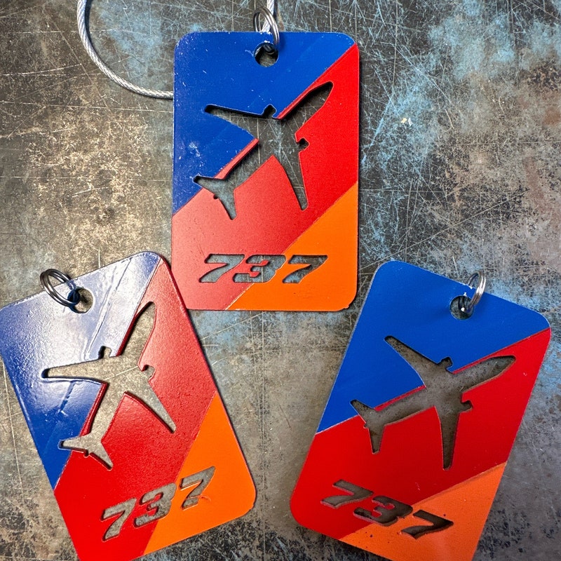 Retro Airline Keychain - Etsy