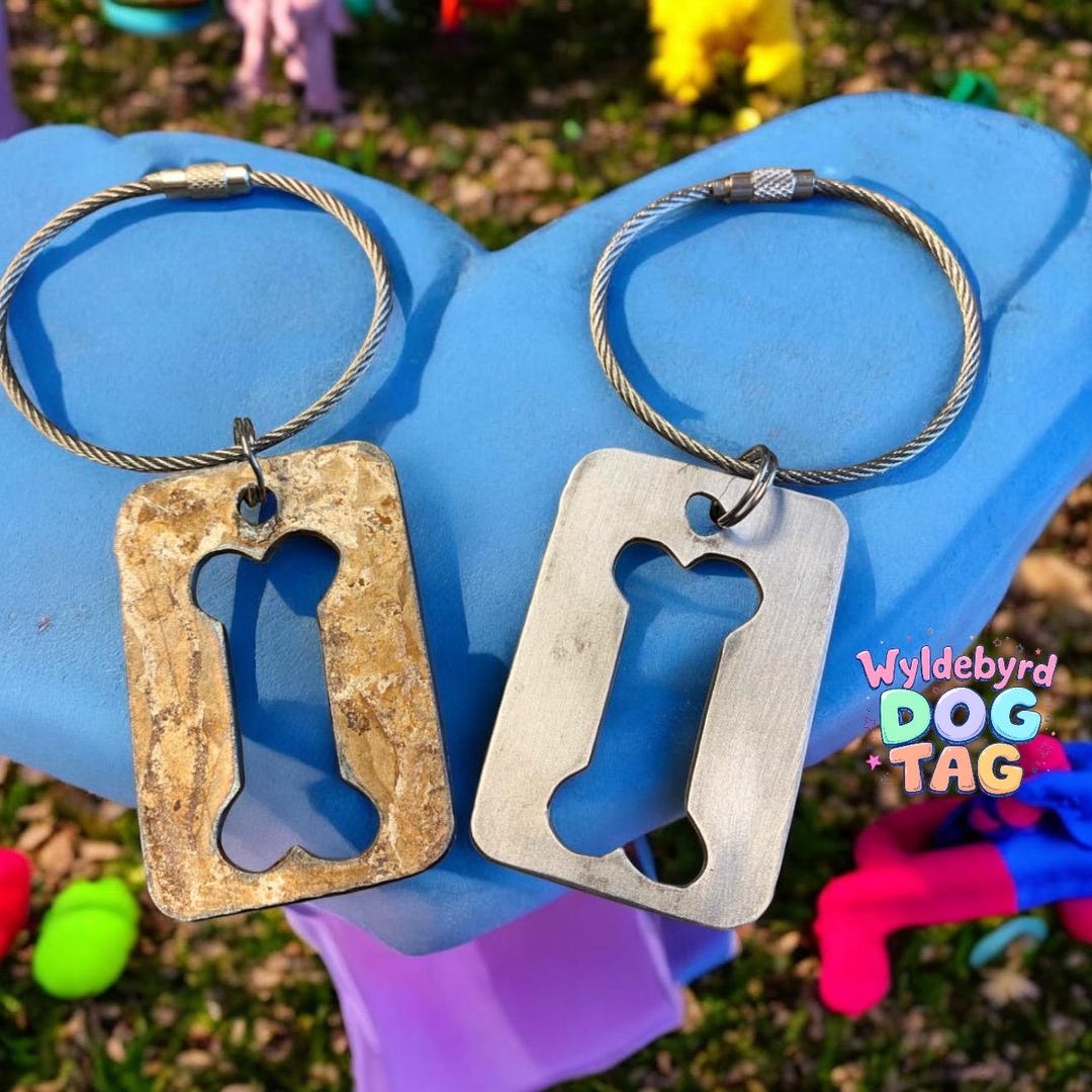 Heavy-duty Steel Dog Bone Keychain – Perfect for Dog Lovers & Pet ...