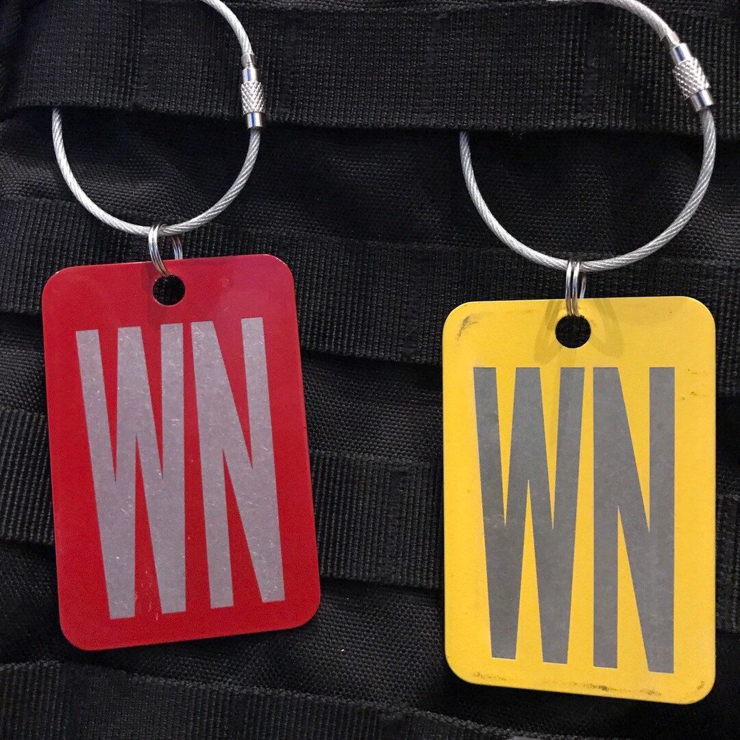 WN Luggage Tag (southwest Airlines) - Etsy