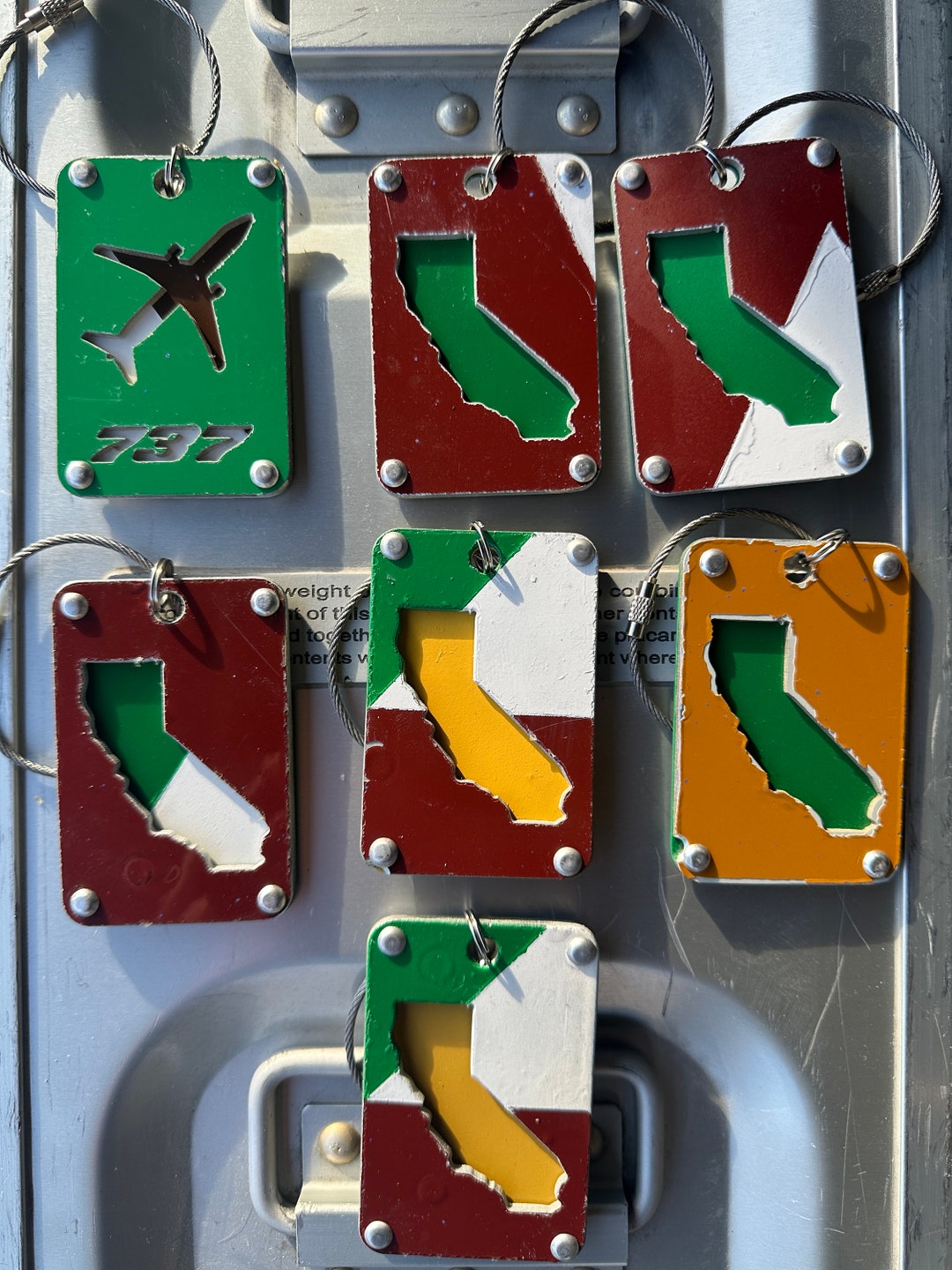 Southwest Airlines California One Double Sided Luggage Tag N609SW - Etsy