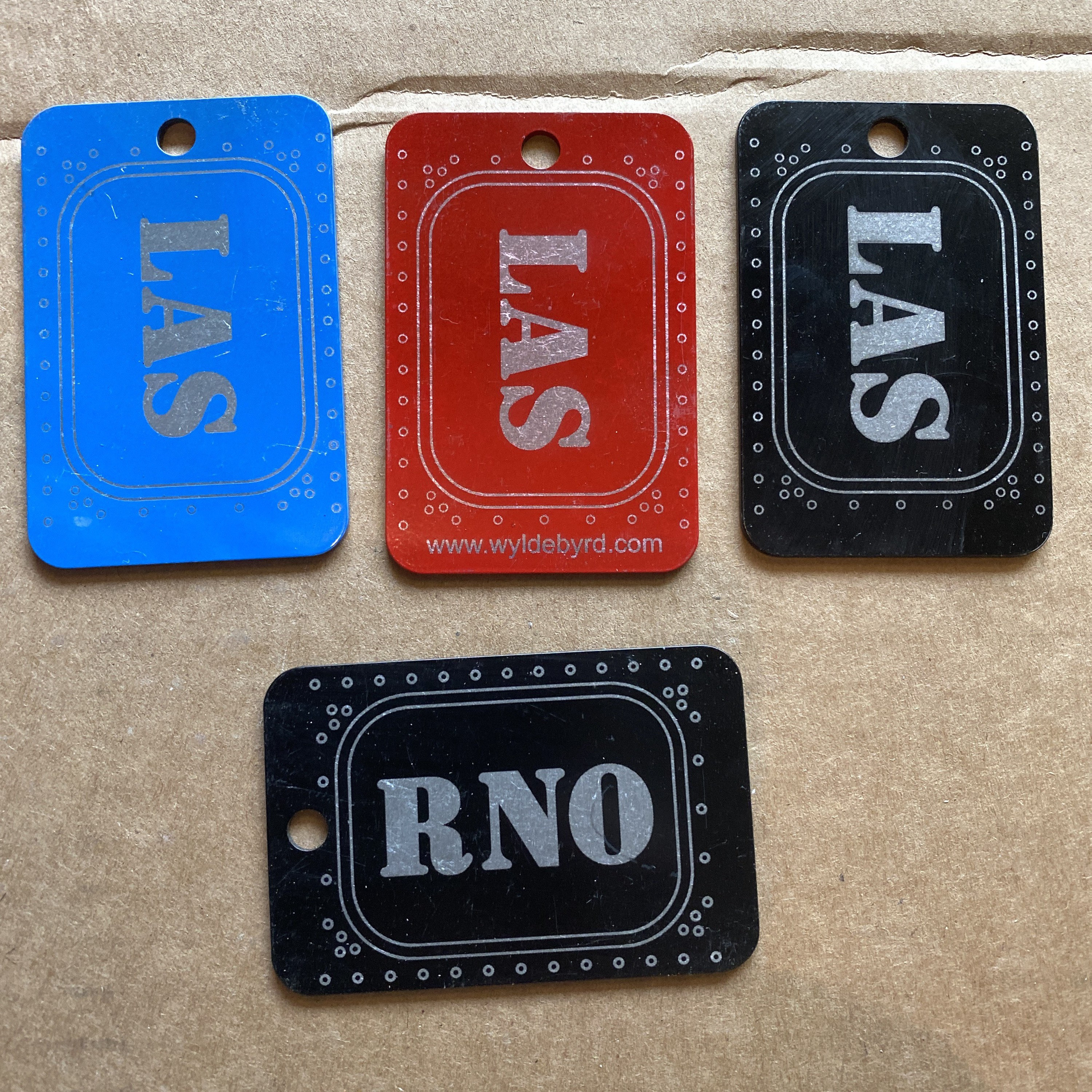 Las Vegas or Reno Luggage Tags - Etsy