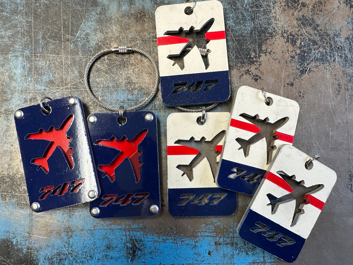 Delta Airlines 747 Skin Luggage Tags - Etsy